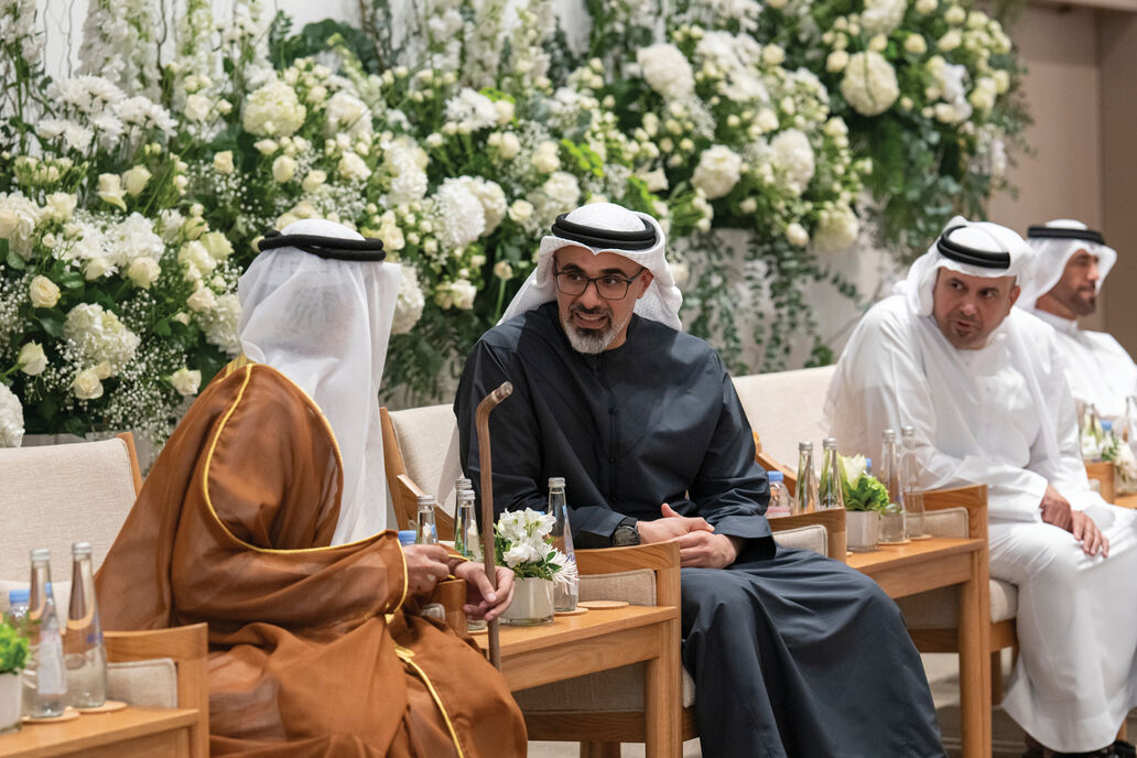 Khaled bin Mohamed bin Zayed attends Rashid Ali Rashid Al Nuaimi wedding reception